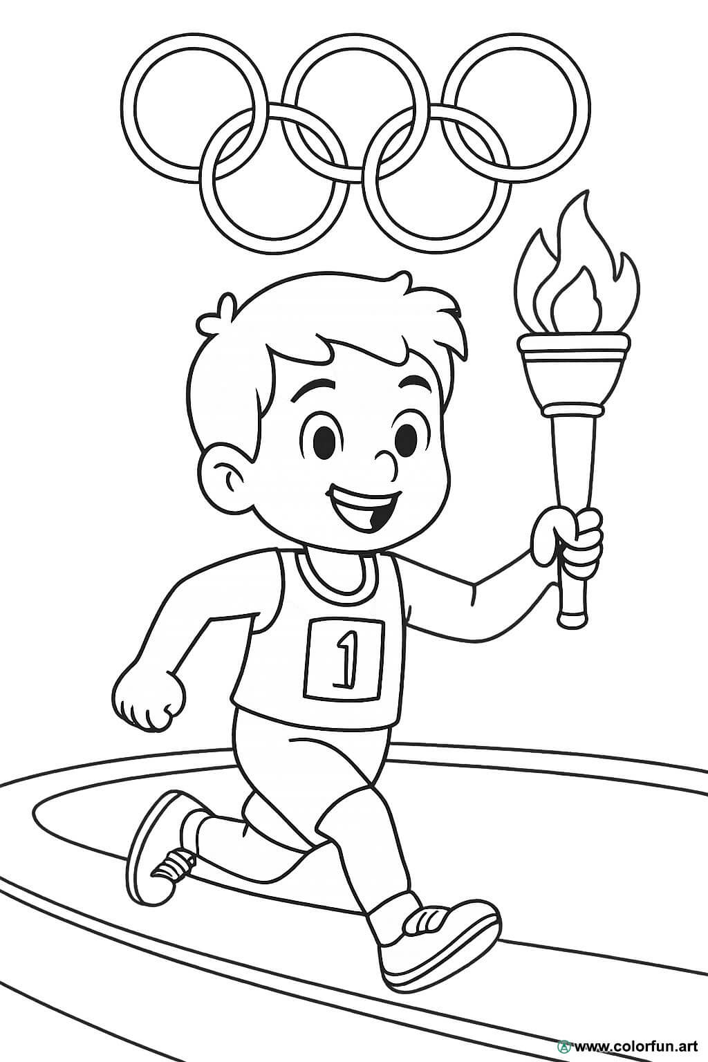 Coloriages Des Jeux Olympiques D'hiver Jeux Olympiques Compétitions