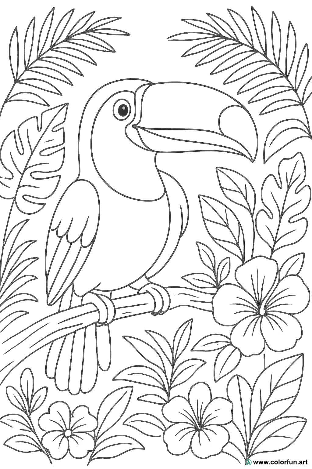 Brazilian animals coloring page Download or Print for free