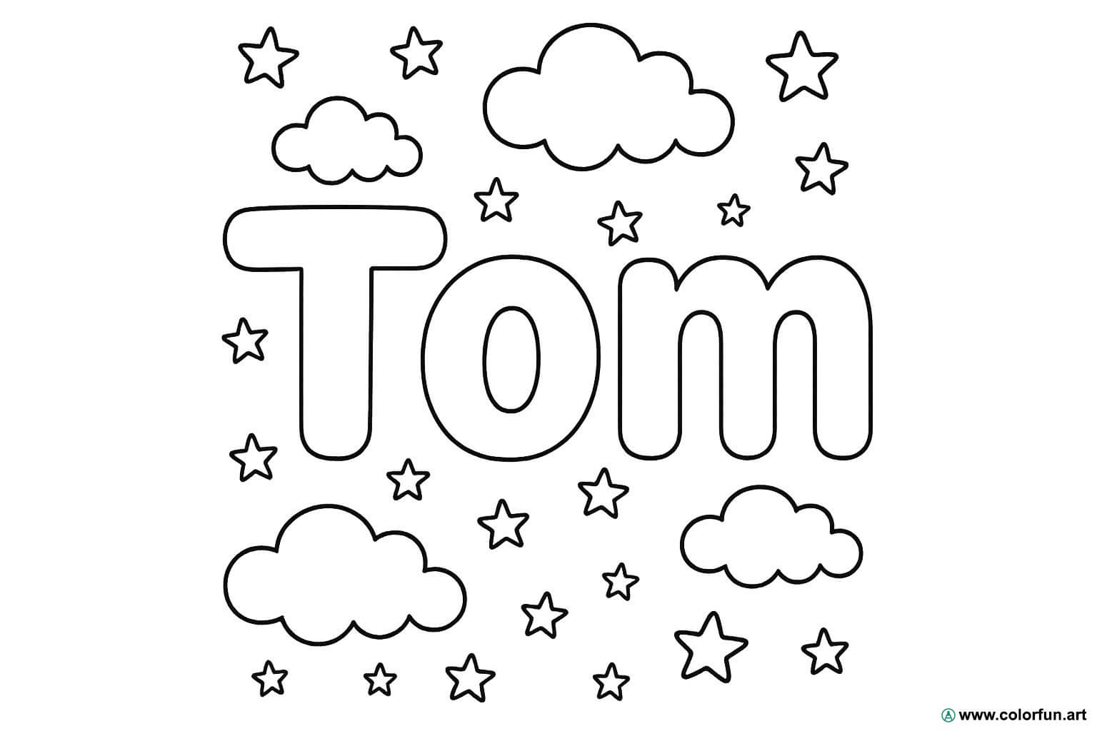 Tom's coloring page Download or Print for free