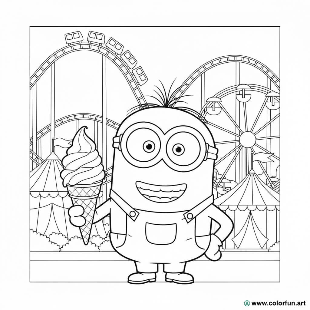 Desenhos simples para colorir dos Minions Para Baixar ou Imprimir ...