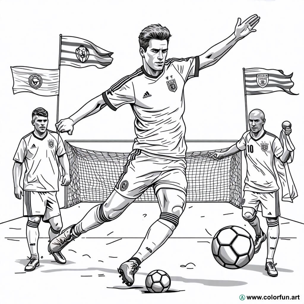 Coloriage Des quipes De Foot De La Coupe Du Monde T l charger Ou 