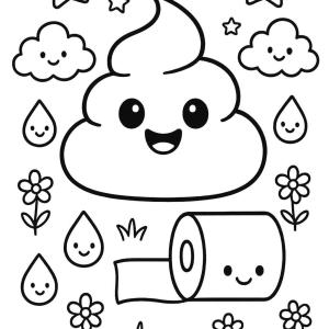 29 Coloring Pages Of Poops - Free Coloring Pages for Kids - ColorFun.art