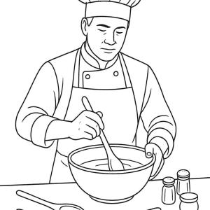 30 Cooking Coloring Pages - Free Coloring Pages for Kids - ColorFun.art