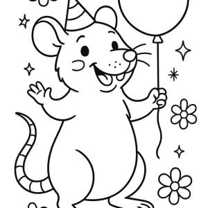 22 Coloriages De Rats - Coloriages Gratuits pour Enfants - ColorFun.fr