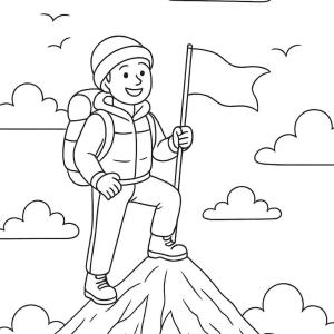 30 Everest Coloring Pages - Free Coloring Pages for Kids - ColorFun.art