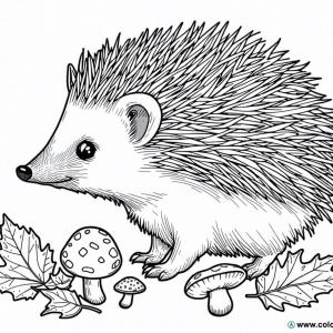 15 Coloriages De Hérissons - Coloriages Gratuits pour Enfants - ColorFun.fr
