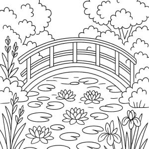 30 Coloring Pages Inspired By Claude Monet - Free Coloring Pages for ...