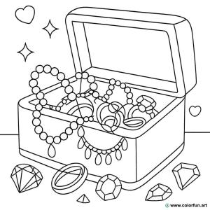 22 Jewelry Coloring Pages - Free Coloring Pages for Kids - ColorFun.art
