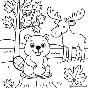30 Coloring Pages Of Canada - Free Coloring Pages for Kids - ColorFun.art