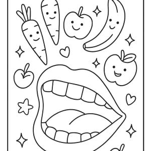 30 Coloring Pages Of Mouth And Teeth - Free Coloring Pages for Kids ...
