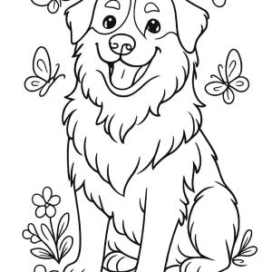 29 Coloring Pages Of Australian Shepherd - Free Coloring Pages for Kids ...