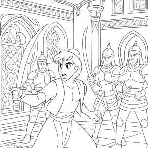 Aladdin's Palace coloring page Download or Print for free