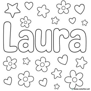 100 Coloriages De Prénoms - Coloriages Gratuits pour Enfants - ColorFun.fr