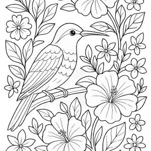 22 Coloriages De Colibris - Coloriages Gratuits pour Enfants - ColorFun.fr