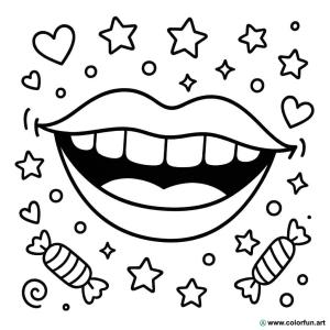 30 Coloring Pages Of Mouth And Teeth - Free Coloring Pages for Kids ...