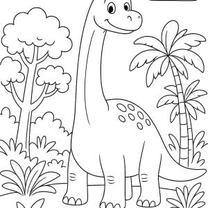 30 Planșe De Colorat Cu Dinozauri - Desene de colorat gratuite pentru ...