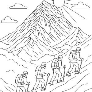 30 Everest Coloring Pages - Free Coloring Pages for Kids - ColorFun.art