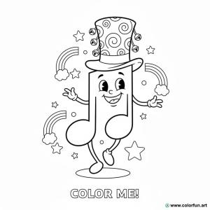 27 Disegni Da Colorare Di Note Musicali - Disegni da Colorare Gratuiti ...