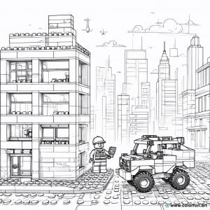 Coloriage de Lego Dreamzzz à Télécharger ou à Imprimer gratuitement