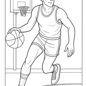 Basket coloring page for children Download or Print for free