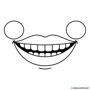 30 Coloriages De Bouche Et Dents - Coloriages Gratuits pour Enfants ...