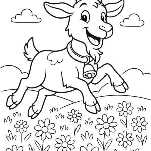 22 Coloriages De Chèvres - Coloriages Gratuits pour Enfants - ColorFun.fr