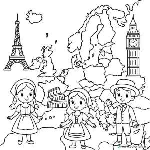 12 Coloring Pages Of Europe - Free Coloring Pages for Kids - ColorFun.art