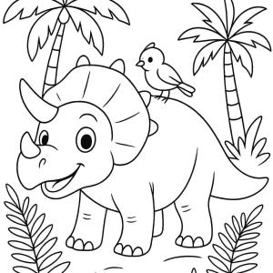 30 Planșe De Colorat Cu Dinozauri - Desene de colorat gratuite pentru ...