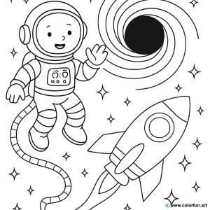 Coloriage de l'espace et de l'univers à Télécharger ou à Imprimer ...