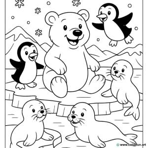 22 Coloriages D'ours Polaires - Coloriages Gratuits pour Enfants ...