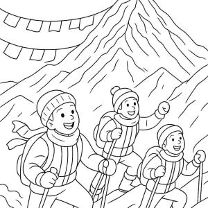 28 Everest Coloring Pages - Free Coloring Pages for Kids - ColorFun.art