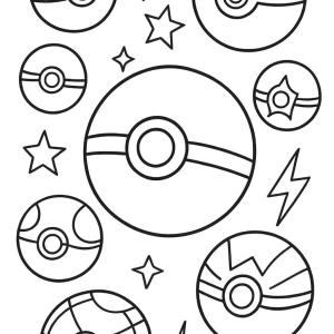 Coloriage De Pok ball Pok mon T l charger Ou Imprimer Gratuitement