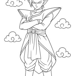 Coloriage de Son Goku en Ultra Instinct à Télécharger ou à Imprimer ...