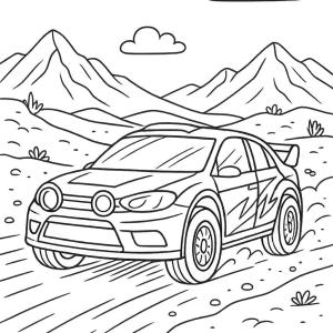22 Coloring Pages Of Rally Cars - Free Coloring Pages for Kids ...