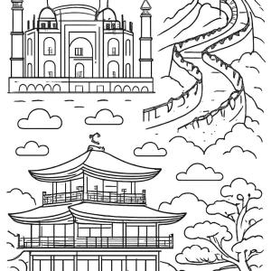 22 Coloring Pages About Asia - Free Coloring Pages for Kids - ColorFun.art