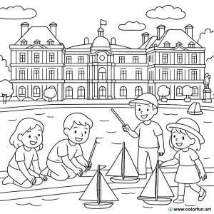 12 Coloriages De Paris - Coloriages Gratuits pour Enfants - ColorFun.fr