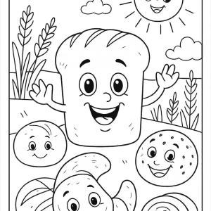 Coloriages De Nourriture - Coloriages gratuits pour enfants - ColorFun.fr