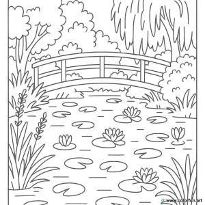 22 Coloring Pages Inspired By Claude Monet - Free Coloring Pages for ...