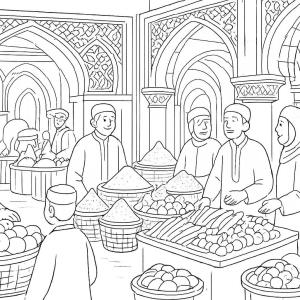 30 Coloriages Sur Le Maroc - Coloriages Gratuits pour Enfants - ColorFun.fr