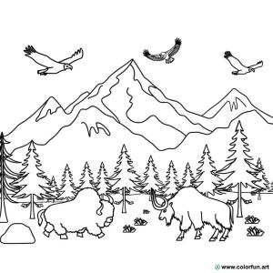 22 Everest Coloring Pages - Free Coloring Pages for Kids - ColorFun.art