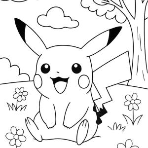 19 Planșe De Colorat Cu Pikachu De Imprimat - Desene de colorat ...