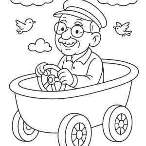 12 Coloriages De Papi - Coloriages Gratuits pour Enfants - ColorFun.fr