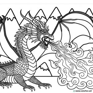 22 Dragon Coloring Pages - Free Coloring Pages for Kids - ColorFun.art