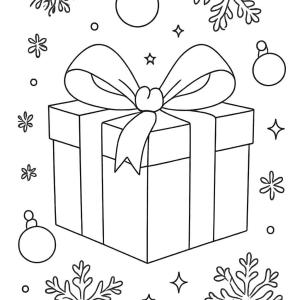 22 Planșe De Colorat Cu Cadouri - Desene de colorat gratuite pentru ...