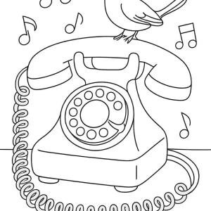 Disegno da colorare per telefono cellulare Scarica o Stampa gratuitamente