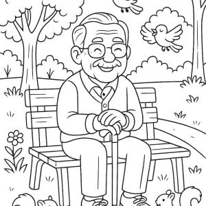 12 Coloriages De Papi - Coloriages Gratuits pour Enfants - ColorFun.fr