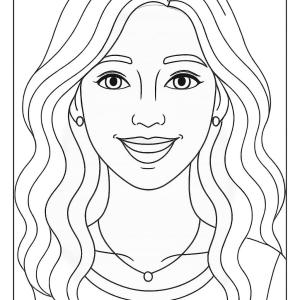 22 Coloring Pages Of Women's Faces - Free Coloring Pages for Kids ...