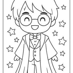 28 Kawaii Harry Potter Coloring Pages - Free Coloring Pages for Kids ...