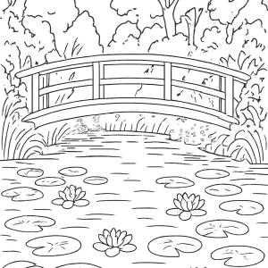 22 Coloring Pages Inspired By Claude Monet - Free Coloring Pages for ...