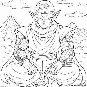 Coloriage de Son Goku en Ultra Instinct à Télécharger ou à Imprimer ...
